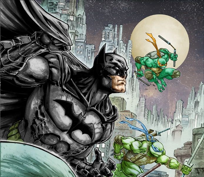BATMAN IS TEAMING UP WITH THE TEENAGE MUTANT NINJA TURTLES - Action A ...